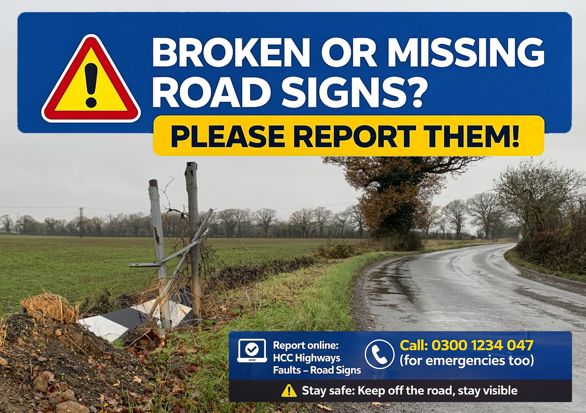 Much Hadham Parish Council – Missing or Broken Road Signs